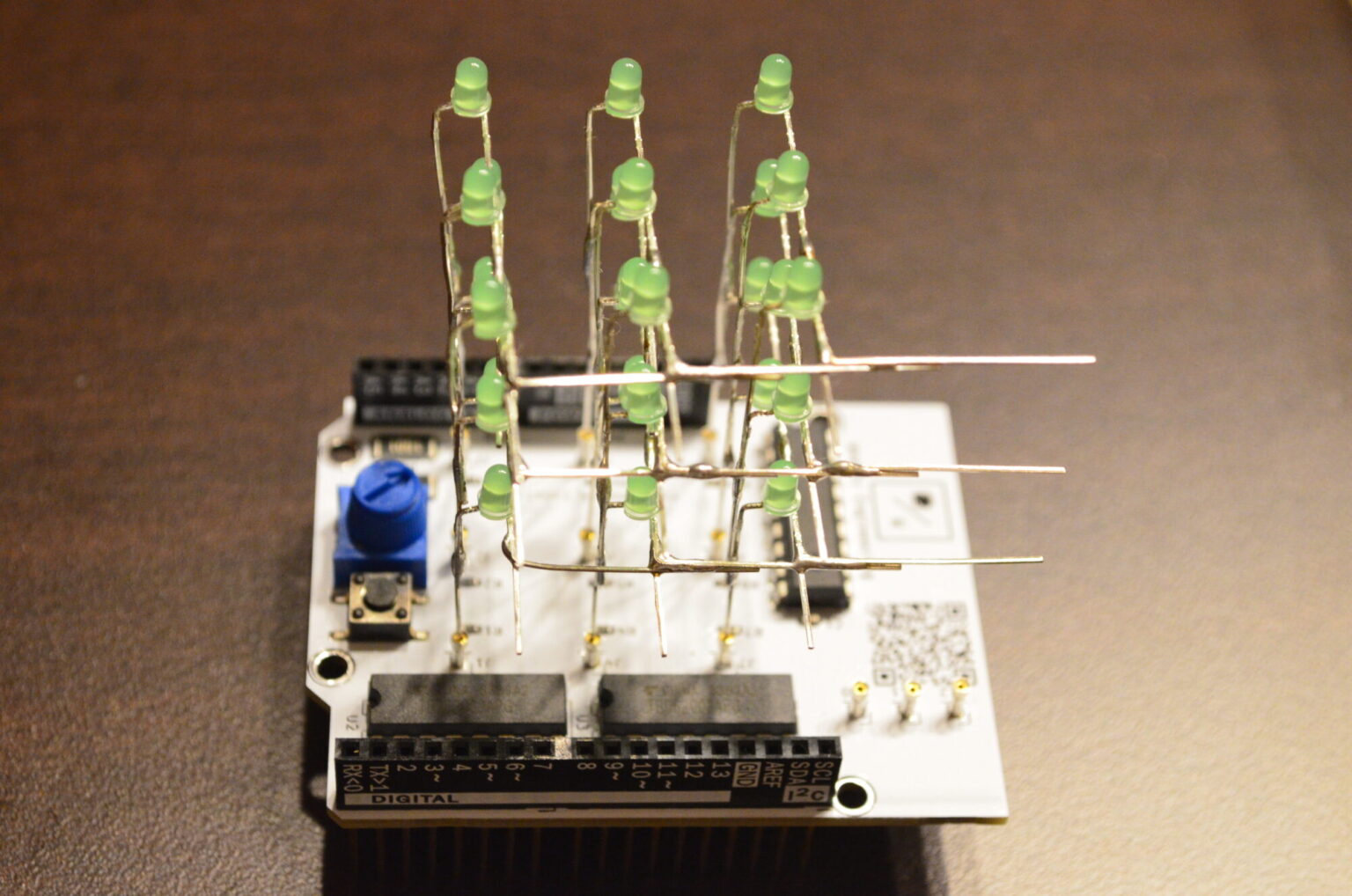 Arduino Uno用 LED Cube Shieldキット | Weekly Engineering